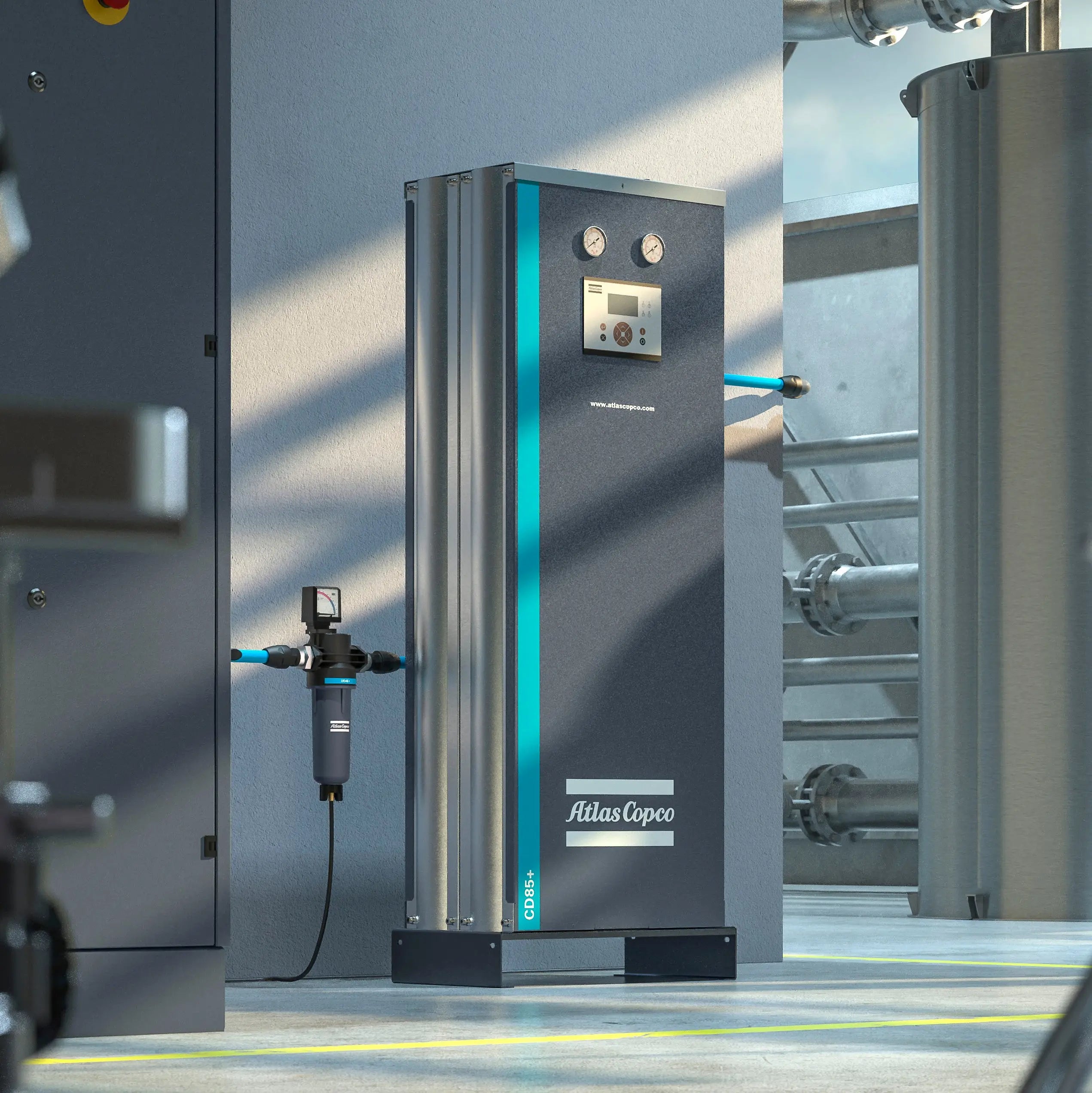 Atlas Copco CD Heatless Regenerative Desiccant Dryer - Warthog Air ...