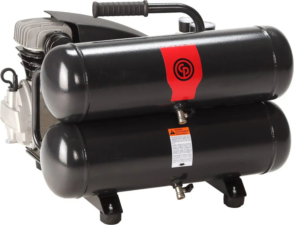 Chicago Pneumatic 2HP 4GAL Twin Stack Hand Carry Compressor - Warthog ...